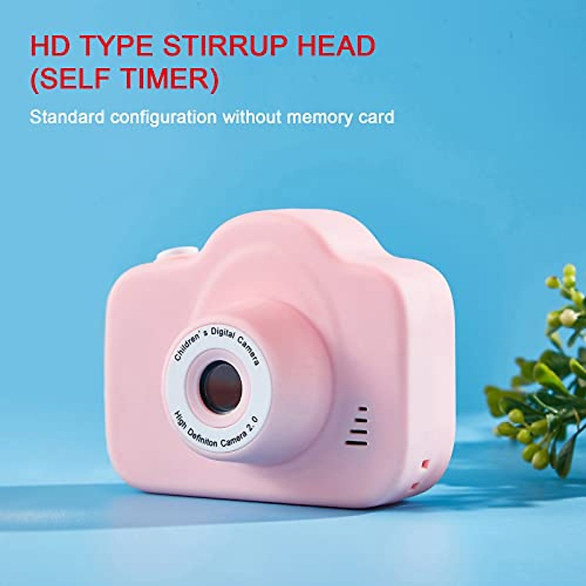 Digital Camera, Kids Camera Waterproof HD Dual Camera Sports Camera, Shockproof Anti-Fall Compact Portable Mini Cameras with Powerful Battery Life, Gift for Girls Boys