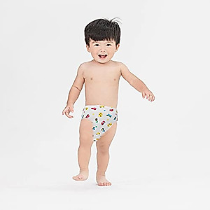 JackLoveBriefs Potty Training Pants for Boys Girls Toddlers,6 Packs Learning Designs Training Underwear Pants(2T) Orange