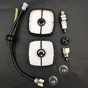 IBVIBV Air Filter spark plug Compatible with Shindaiwa DH212 DH232 DH235 T235 EB212 FH235 HT232 Echo PE-265 GT-1100 GT-2000R GT-201R PPF-210 SRM-211 SRM-210SB