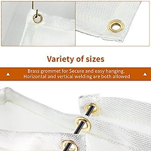 Welding Blanket 3X3FT, 1500GSM Heavy Duty Welding Blanket,Welding Blanket Fireproof,Thickness 1/3”(8mm),Thermal Resistant Insulation