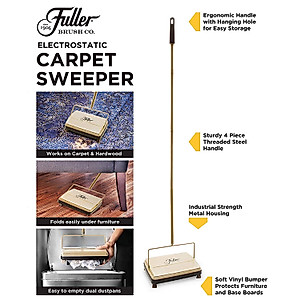 Fuller Brush Carpet Sweeper - Gold