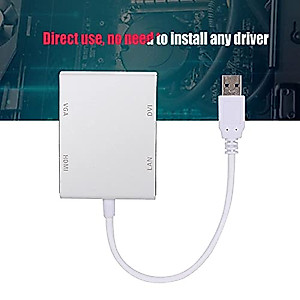 Converter Adapter USB 3.0 to VGA/HDMI/LAN/DVI for Computer Desktop