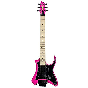Traveler Guitar Electric Guitar 6 String Vaibrant Standard, Right, Hot Pink, (V88S HPKGMP)