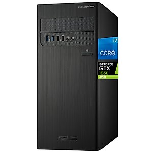 ASUS ExpertCenter Gaming Tower Computer, Intel i7-10700, 32GB RAM, 1TB NVMe SSD, Nvidia Geforce GTX 1650 4GB, HDMI, DisplayPort, 3-Monitor Support, Windows 11 Pro
