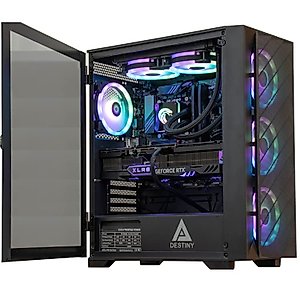 Cobratype Python Gaming PC - Intel Core i7-12700F, RTX 4080, Liquid Cooled, 16GB DDR4 RAM, 1TB NVMe, Windows 11 Pro - Gaming Desktop
