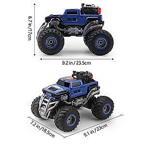 MYDOVA Monster Truck, 1:16 Scale All Terrain Off Road Large Remote Control Car with Spray, RC Cars Toy Gifts for Boys Age 8-12 and Girls 4-7,Adults