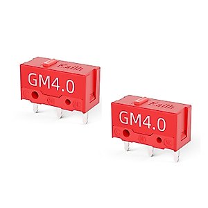 LZYDD Kailh GM 4.0 Micro Switch 60M Life Gaming Mouse 3 Pin for Mice Left and Right Button (2 PCS)