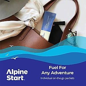 Alpine Start Premium Instant Coffee, Non-Dairy Coconut Creamer, 100% High Altitude Colombian Arabica Coffee, Non-GMO, Dairy Free, Soy Free, 5 Single Serve Packets, 0.74 oz (Pack of 1)