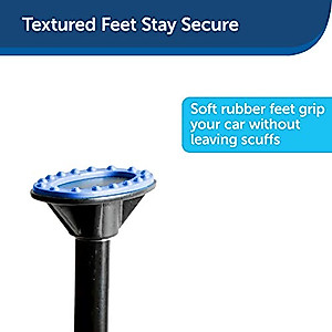 PetSafe Happy Ride Metal Dog Barrier - See-through Tubular Design - Fits Most Cars, Minivans and SUVs - Keep Pets in the Back - Easy to Store in Vehicles (Packaging may vary)