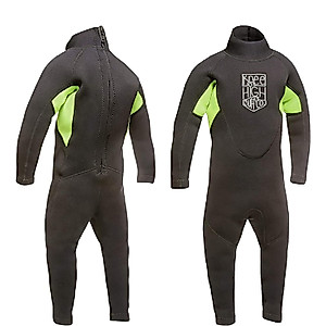 Knee High Surf Co. Kids Wetsuit Full Suit for Infant Toddler and Baby (Small-3mm)