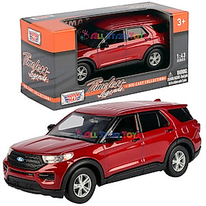 Motormax 2022 Ford Explorer Rapid Red 1/43 (5 inch) Diecast Model 79703
