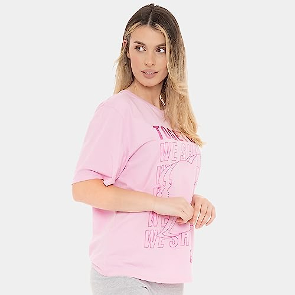Barbie T Shirt Women Cotton Ladies Tshirt | Womens Summer Clothes | Pink XXL