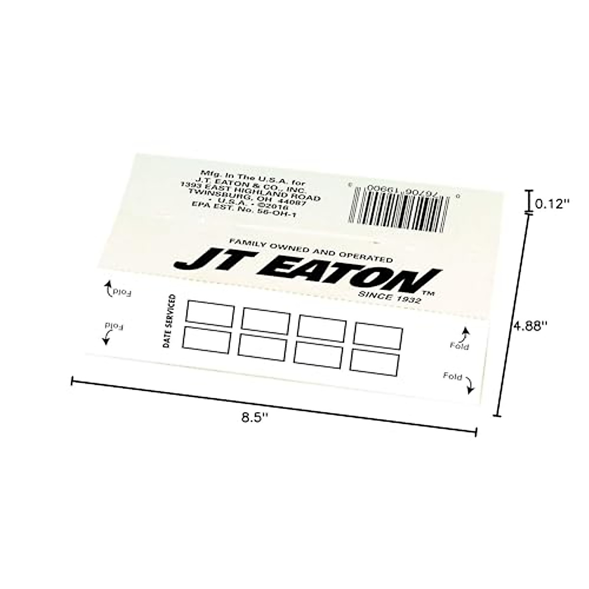 JT Eaton 199 Pest Catchers® Glue Board - 4.875" x 8.5", Non-Poisonous, No-Mess Cleanup, Foldable Tunnel Design