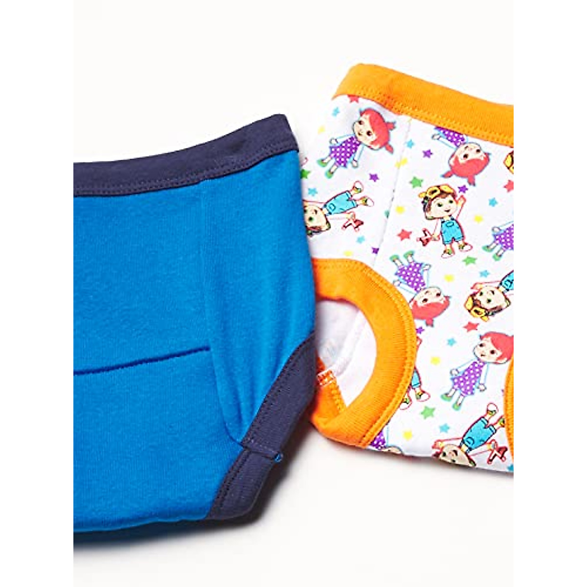 Coco Melon Unisex Baby Amazon Exclusive 10-pk Potty Pants With Stickers Success Tracking Chart And Toddler Training Underwear, 10-pack Cocomelon Blue, 2T US