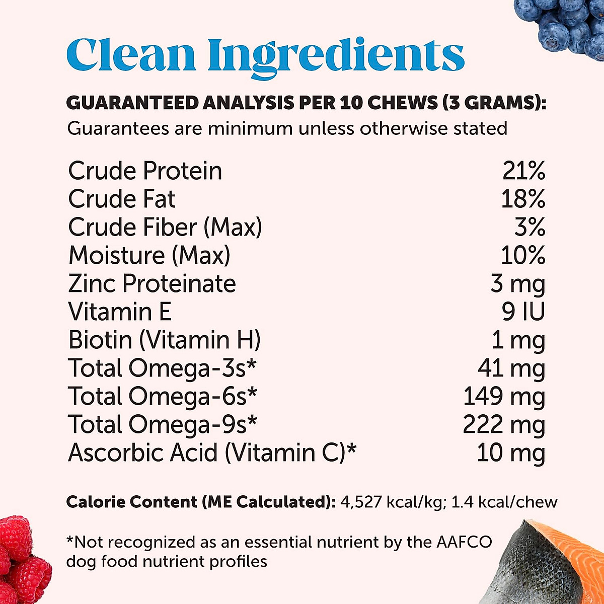 Pet Honesty Cat Skin & Coat Health Chews - Omegas, Vitamin C + E, Biotin Supplement, Soothes Skin and Promotes Shiny Coat, Cat Supplements & Vitamins - Chicken (30-Day Supply)
