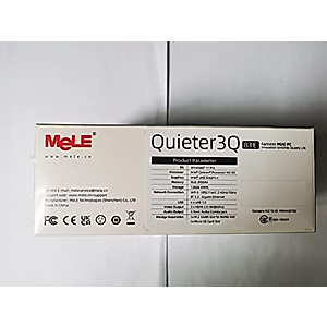 MeLE Quieter3Q Fanless Mini PC Celeron N5105 8GB 128GB, Windows 11 pro Portable Small Desktop HDMI Gigabit Ethernet, Industrial IoT Micro PC Unlock Bios Auto Power on, SSD PXE VESA Mount