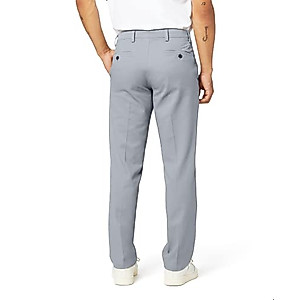 Dockers Men's Straight Fit Easy Khaki Pants, Burma Grey, 31W x 30L