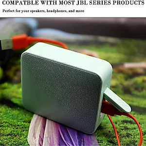 Aquelo USB Fast Power Charger Charging Cable Cord for JBL Wireless Bluetooth Speaker Earphone Headphone Headset Micro-USB, 3.3FT & Orange