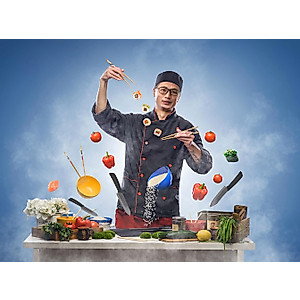 WACOOL Ceramic Knife Set 3-Piece (6-inch Chef's Knife, 5-inch Utility Knife,4-inch Fruit Paring Knife), with 3 Knife Sheaths for Each Blade (Colorful Handle)