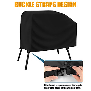 WOMACO Griddle Cover for Blackstone 17 & 22 inch Griddle with Hood Lid and Stand, Outdoor Waterproof 17 22 Grill Cover (Griddle Cover (with Hood & Stand))