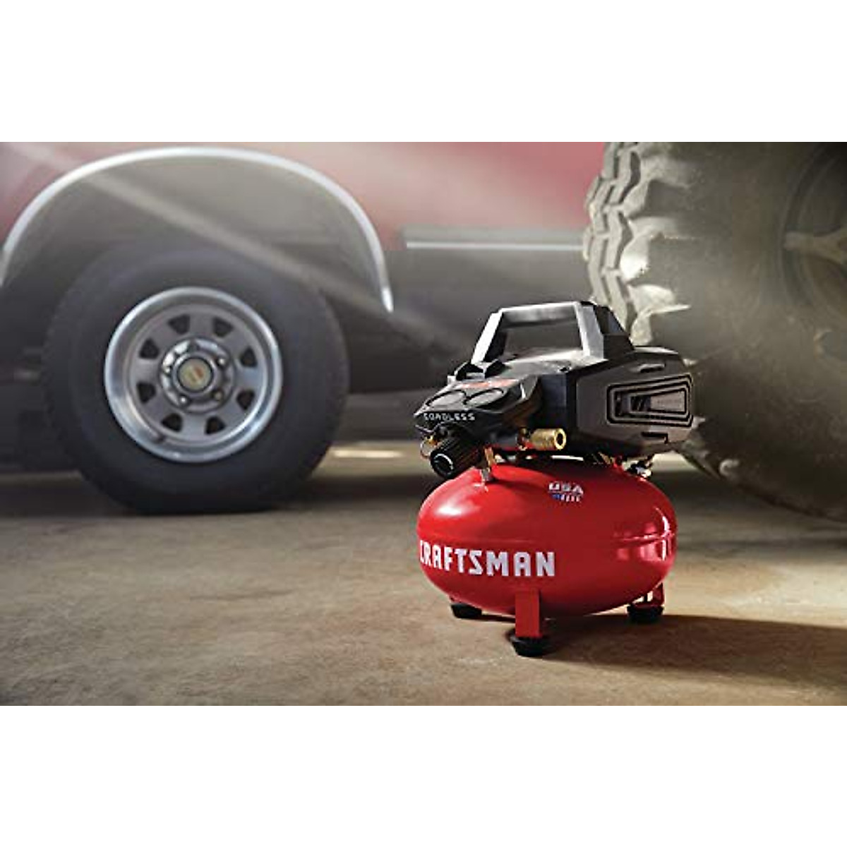 CRAFTSMAN V20 Compressor, Cordless, 2.5-Gallon, 125 PSI (CMCC2520M1)