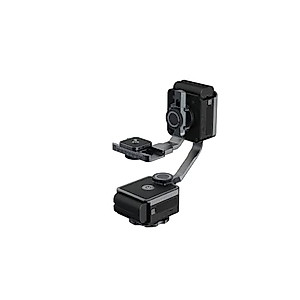 Zeapon PONS PT+ Battery + Charger Motorized Pan Head 2-Axis Gimbal Stabilizer for Cameras Slider 360 Degree Panoramic Shooting 50 kg Horizontal Load with Hidden 1/4 & 3/8 Screw Cap