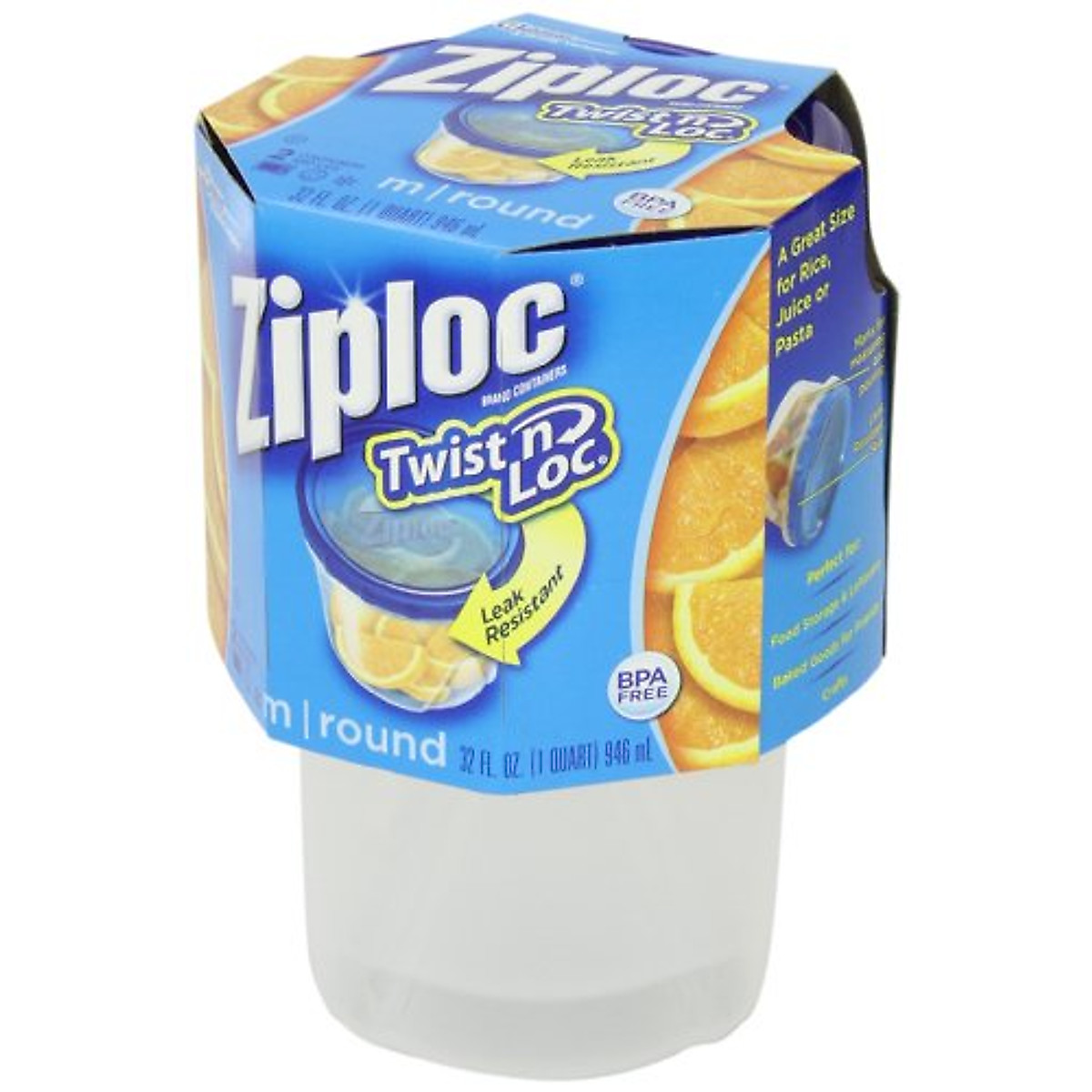 Ziploc Twist 'n Loc 32 oz Container