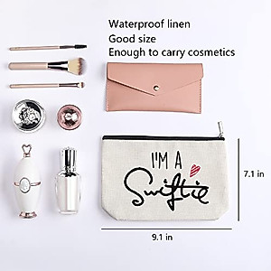 Music Lovers Gifts for Women, Friendship Gifts for Women Friends Sister, TS Fans Makeup Bag, Birthday Christmas Gifts for Her