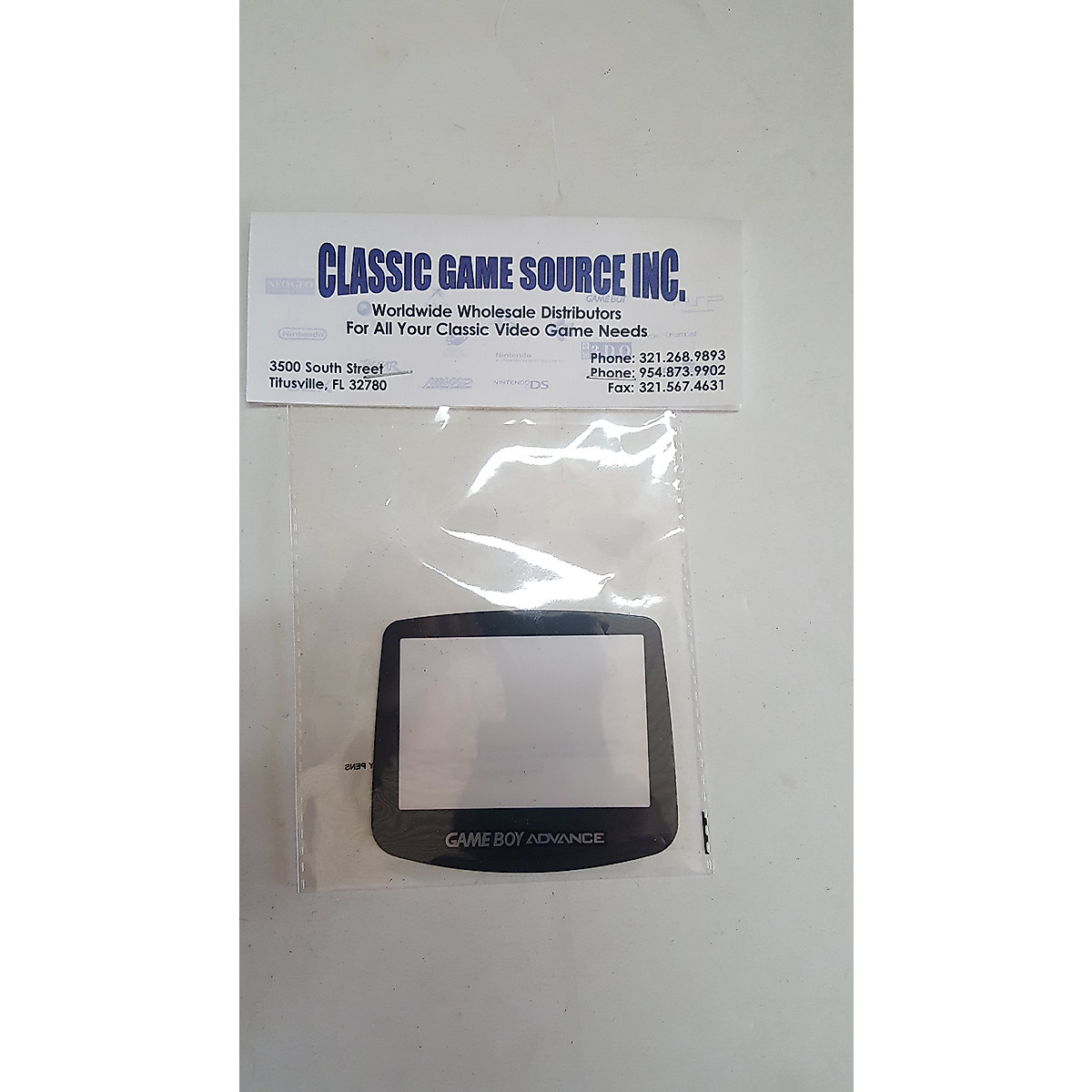 Replacement Screen Lens for Gameboy Advance System