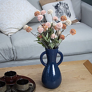 Banllis Artificial Flowers, Fake Flower Faux Plastic Dandelion for Home Decor DIY Wedding Kitchen Garden, Crown, Party, Hotel, Table - 6pcs