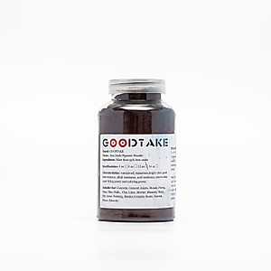 GOODTAKE Concrete Pigment, Brown Iron Oxide Pigment Powder, Concrete Cement Dye Color Pigment for Mortar, Grout, Plaster, Tile,Colorant,Paint,Manually Paving Concrete Mold (Brown, 16 oz)