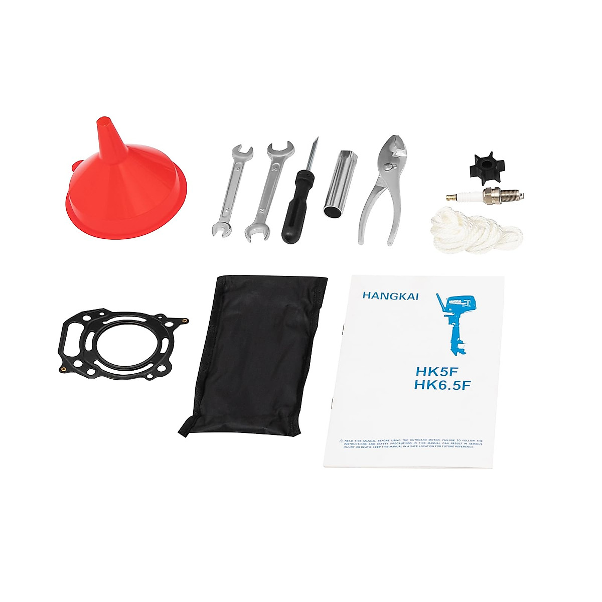 Outboard Motor, 6.5HP 4 Stroke Boat Engine Motor Water Cooling & CDI for Fishing Aquaculture Outdoor Adventure Boat