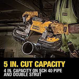 DEWALT 20V MAX* Portable Band Saw Kit, Deep Cut (DCS374P2)