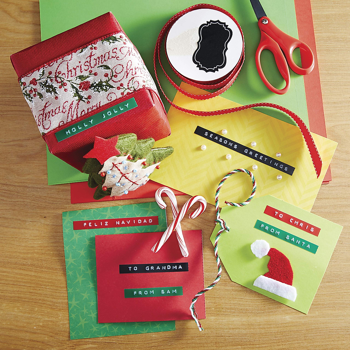 DYMO Embossing Label Maker with 3 Label Tapes