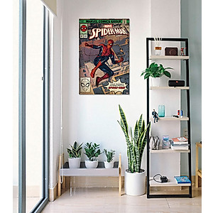 Spider Man Comic Book Cover Poster, Size 24x36 (Spider-Man)
