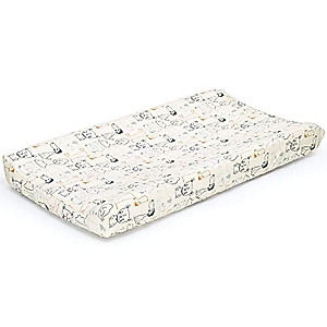 The Peanutshell Puppy Dog Changing Pad Cover - Pug Life Nursery Collection