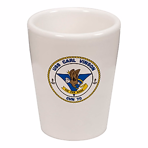 Express It Best Shot Glass -US Navy USS Carl Vinson (CVN-70)