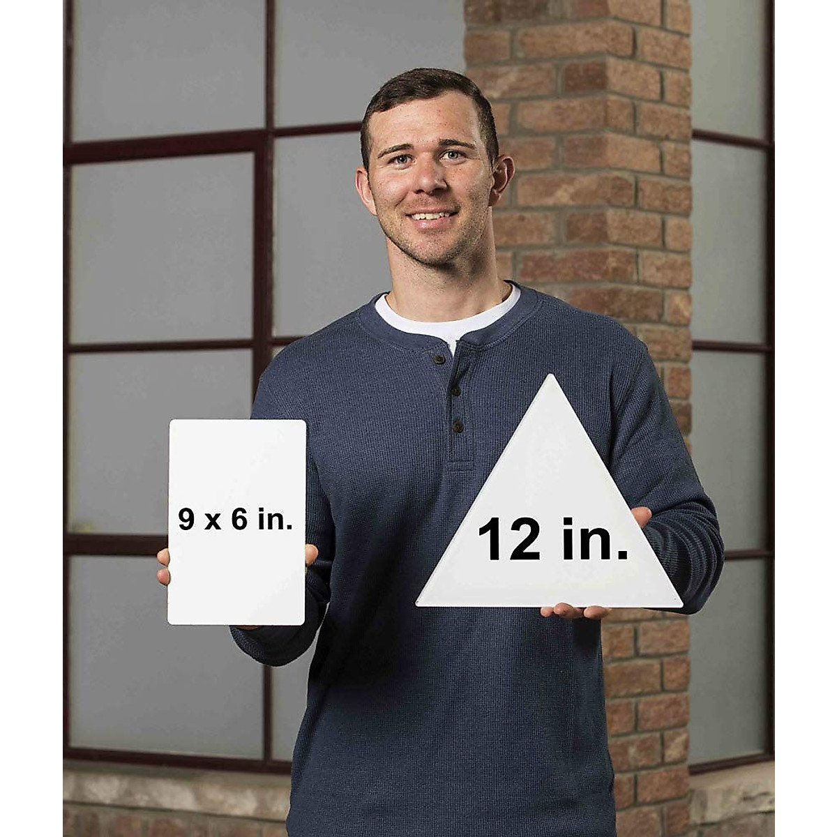 ComplianceSigns.com Accessible Men's Restroom Sign Set for Wall/Door, ADA-Compliant Braille with Symbol, Black on Silver Acrylic