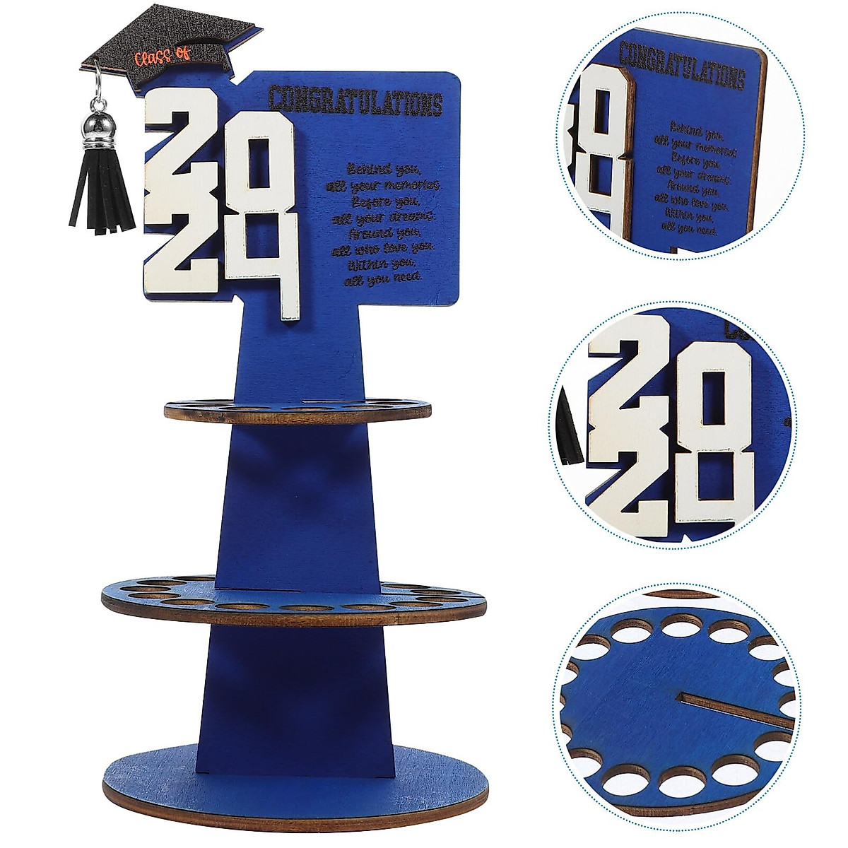 Luxshiny Graduation Party Wooden Money Holder Graduation Money Holder Graduation Decor Wooden Graduation Money Holder Money Holder Party Ornament Grad Ornament