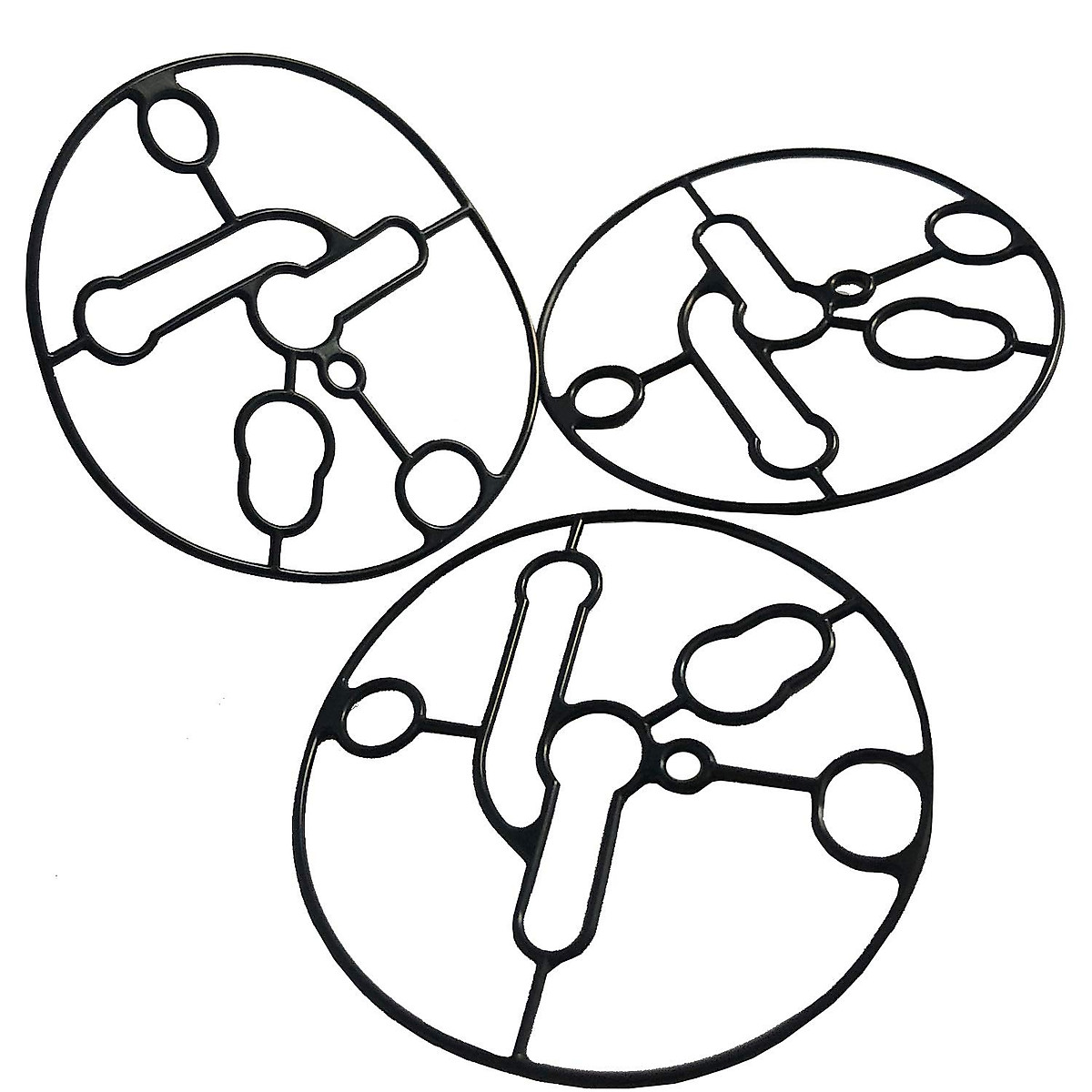 Pack of 8 Float Bowl Gasket for 695426 Nikki Carburetor Rebuild Kit Overhaul John Deere Troy-Bilt Toro Lawn Mower