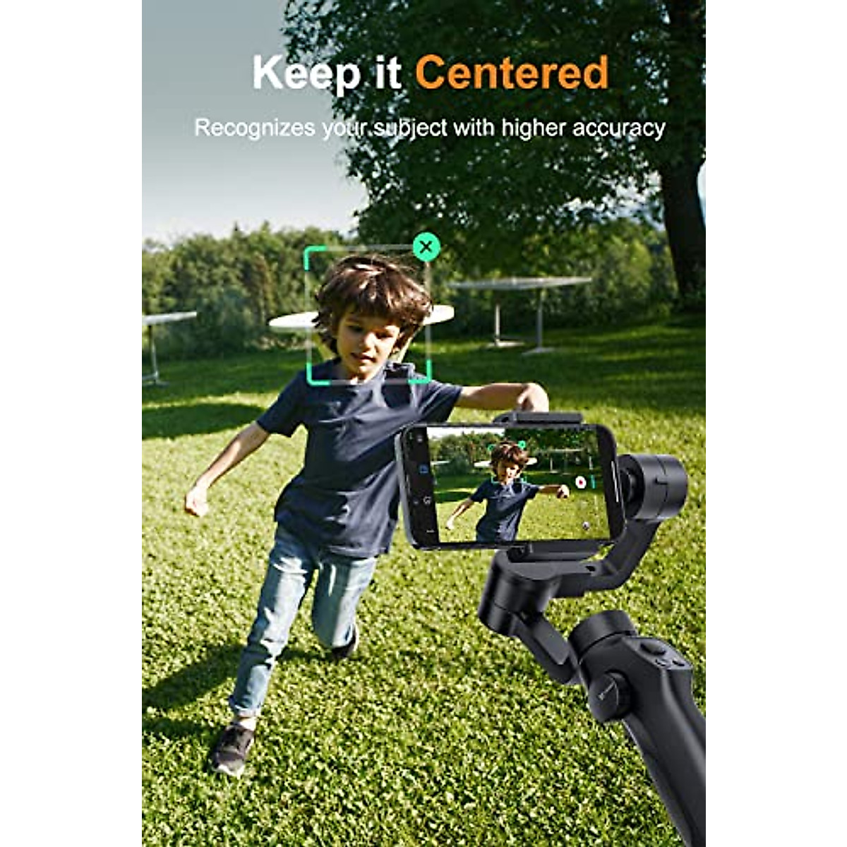 3-Axis Gimbal Stabilizer for iPhone 14 13 12 Pro Max XS X XR Samsung s21 s20 Android Smartphone, Handheld Gimble with Focus Wheel, Phone Stabilizer for Video Recording Vlog - FUNSNAP Capture 2s Combo