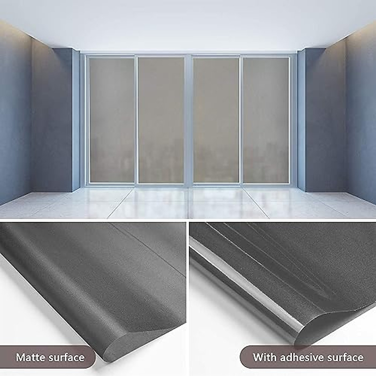 Window Film Window Film Privacy Stained Glass Film Static Cling Self Adhesive Film Frosted UV Protective Glass Vinyl for Home Glass Window Clings (Color : D, Size : 30x100 cm)