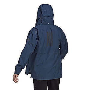 adidas Outdoor,Mens,Urban RAIN.RDY Rain Jacket,Crew Navy,X-Large