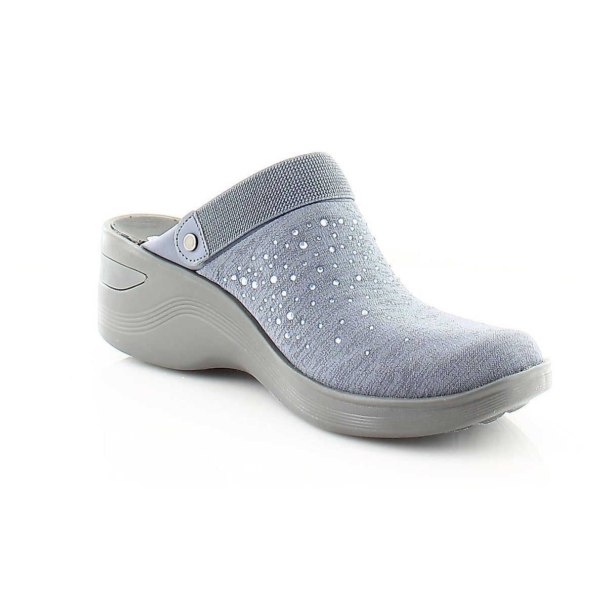 BZees Women's Dashingbrigh Folkstone Blue Rhinestone Fabric