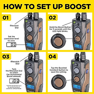 Dogtra ARC HANDSFREE Plus Boost and Lock, Remote Dog Training E-Collar, HANDSFREE Square for Discreet Control, Waterproof, Rechargeable, 3/4-Mile Range, 1 Dog Expandable System Medium, Large Dogs