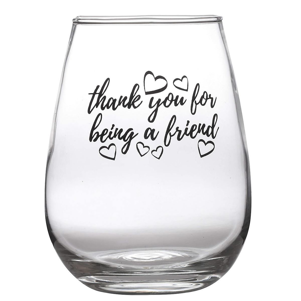 Artisan Owl White Shady Pines Retirement Home 15oz Coffee Mug and Thank You For Being A Friend 17oz Stemless Wine Glass Bundle