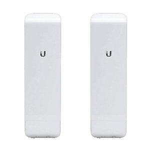 Ubiquiti NSM5 Bundle of 2 NanoStation M5 5GHz Outdoor airMAX CPE 150+Mbps 15+km