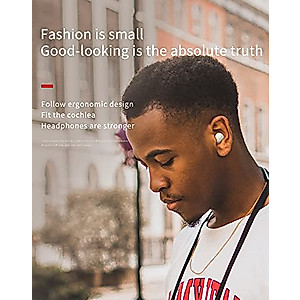 Loluka Bluetooth Earbud Single 5.0, Mini Invisible Wireless Headset Hands Free Car Headphone, Cell Phone Bluetooth Earbud for iOS Android Smart Phones Waterproof