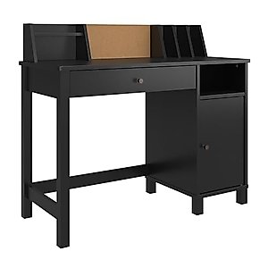 Little Seeds Abigail Kids Desk with Chair, Black