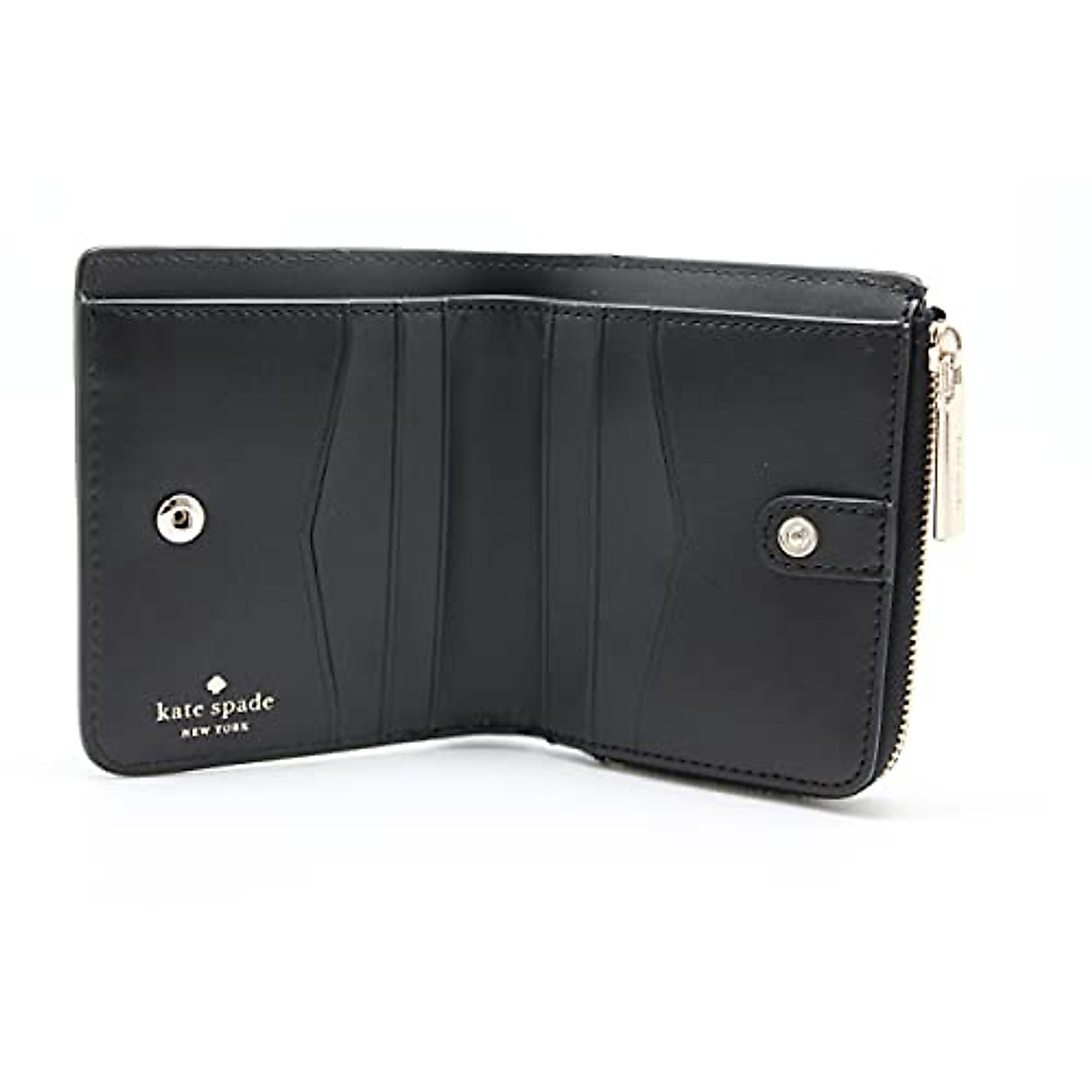 Kate Spade Staci Small L-Zip Bifold Wallet Black
